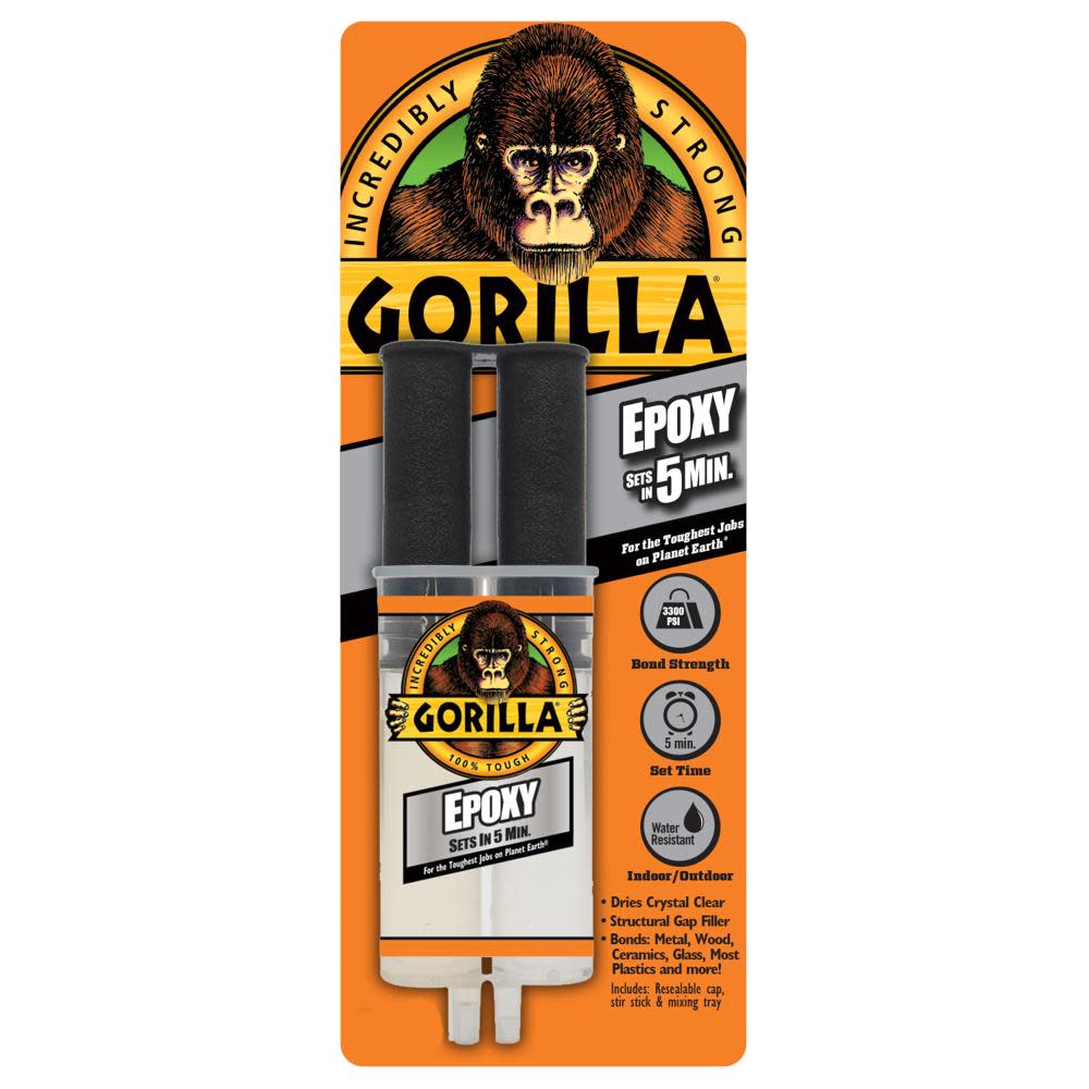 Gorilla Glue Clear Epoxy Adhesive 4200102 - Acme Tools