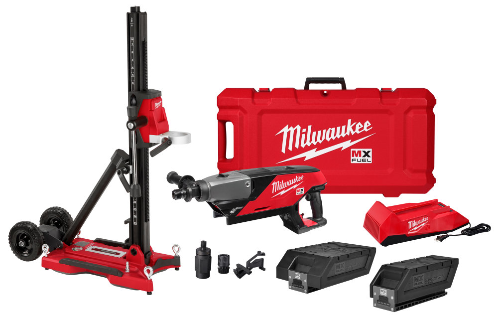 Milwaukee MX FUEL Handheld Core Drill Kit with Stand MXF301-2CXS from ...