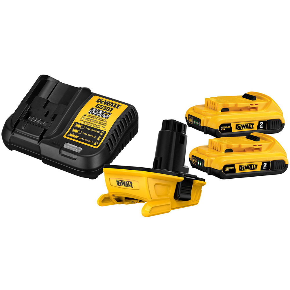 DEWALT 18V-20V Adapter Battery Combo Kit DCA2203C - Acme Tools