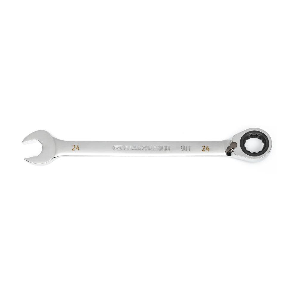 GEARWRENCH 24mm 90-Tooth 12 Point Reversible Ratcheting Wrench 86624 ...