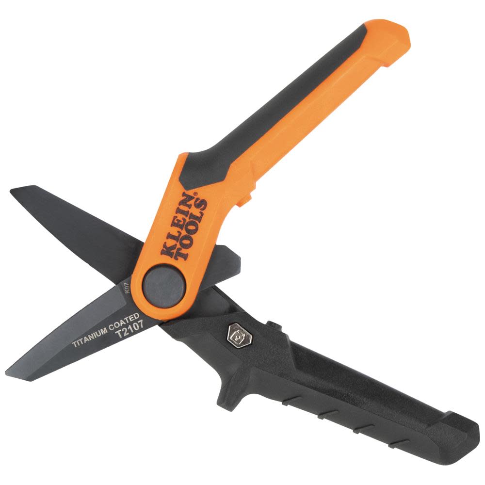 Klein Tools 7 Inch Compact Titanium Utility Shears T2107 - Acme Tools