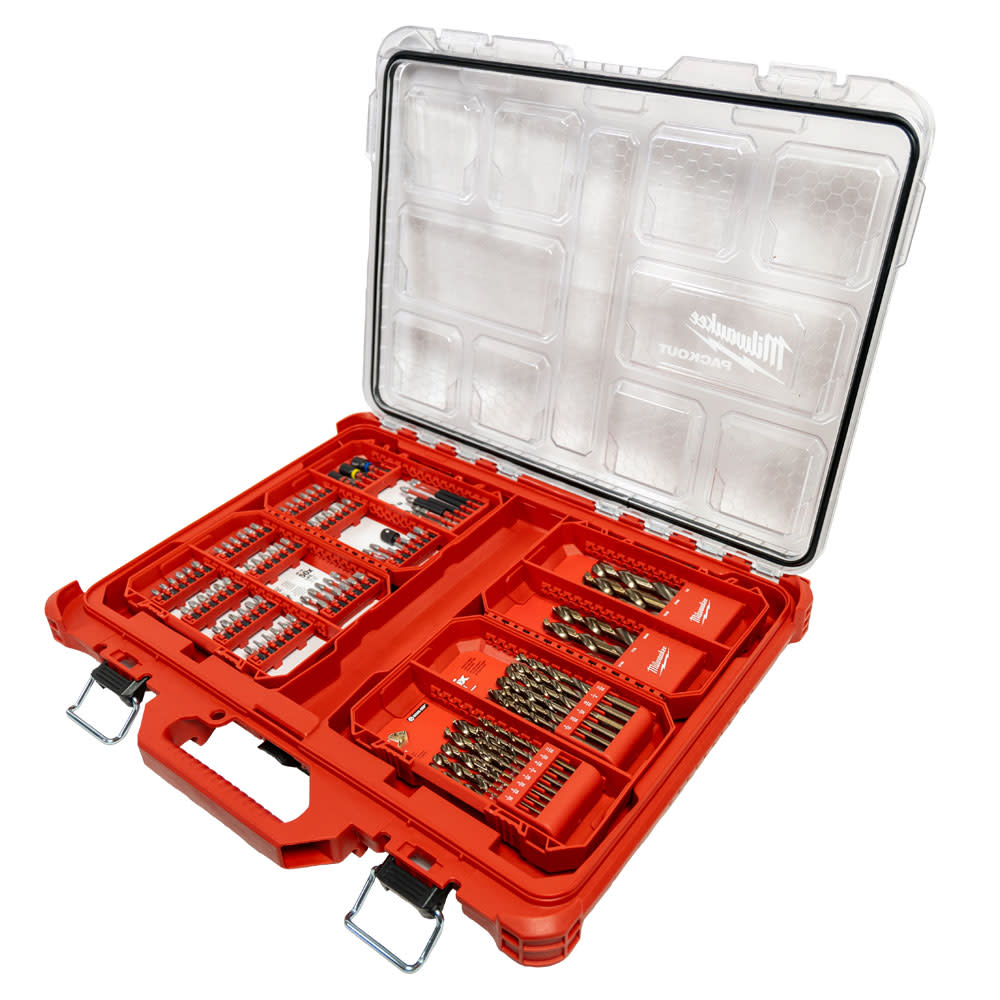 Milwaukee Packout Cobalt Drill and Drive Set 109pc 48-22-8431-4094-2332 ...