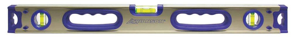 Swanson Tool 24 Inch Ibox Aluminum Level, Heavy Duty Series IBX240 ...