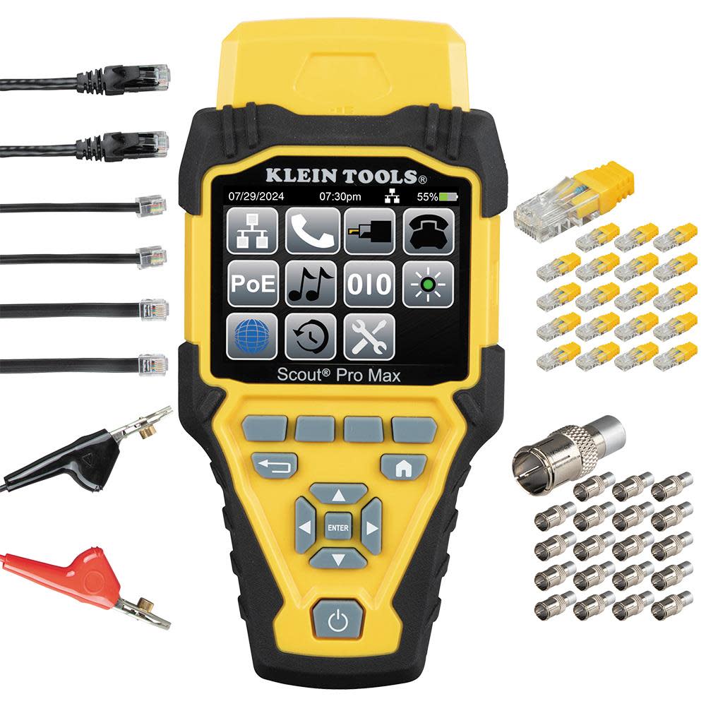 Klein Tools Scout Pro Max Cable Tester Set VDV501-770 - Acme Tools