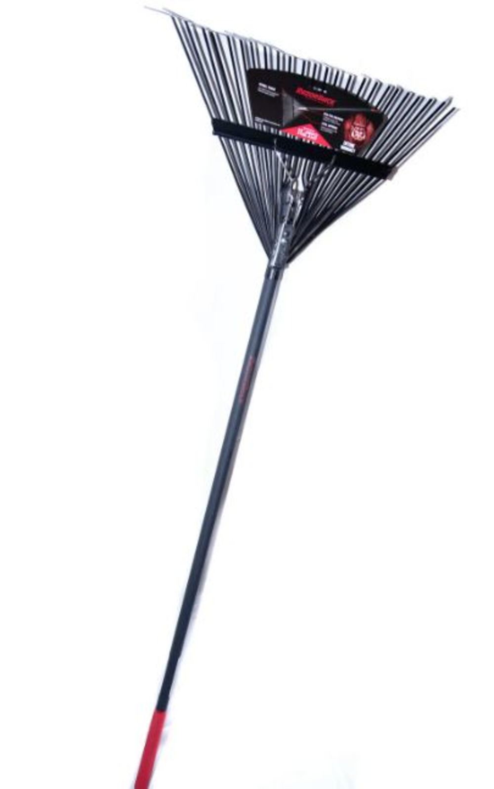 Razorback Razor-Back 24 Tine Steel Head Leaf Rake with 54in Wood Handle ...