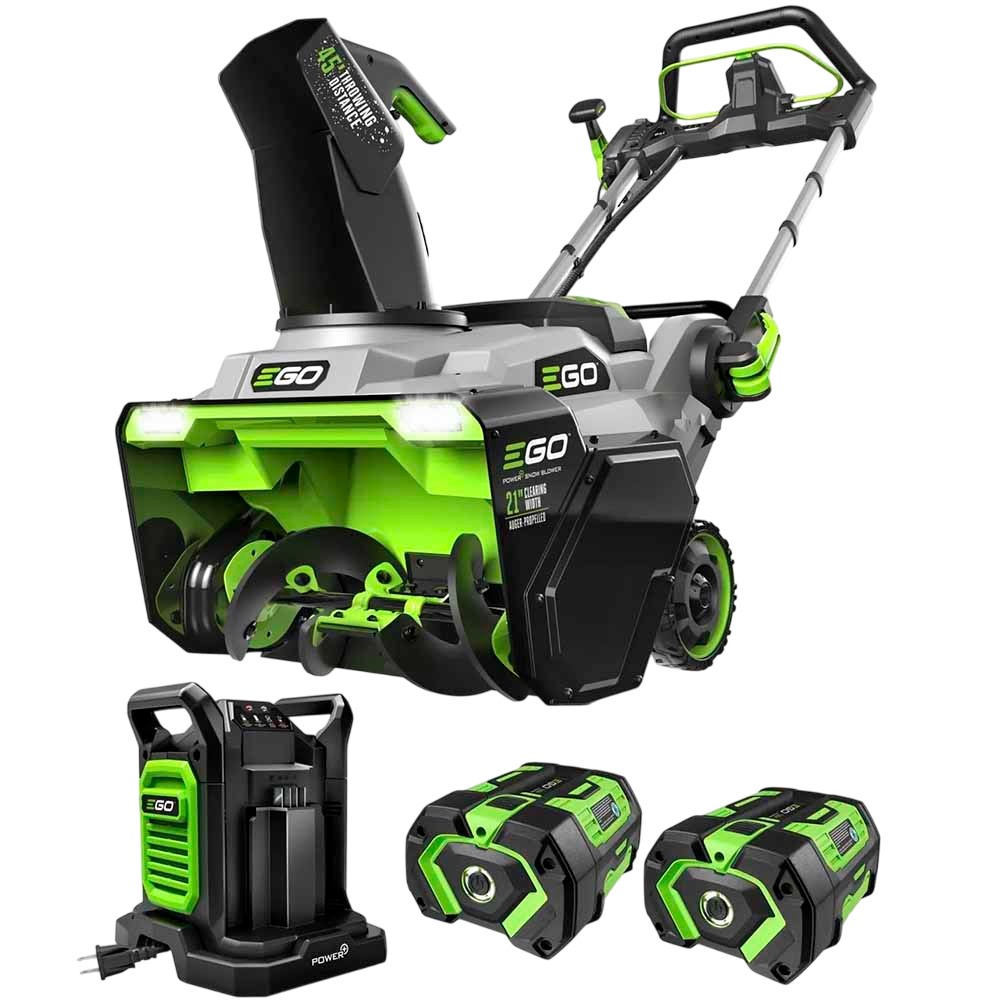 EGO POWER+ Snow Blower 21in Auger-Propelled with Two 7.5Ah Batteries ...
